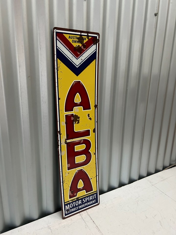 ALBA MOTOR SPIRIT HEAVY DUTY SIGN 800 X 200 | eBay Australia