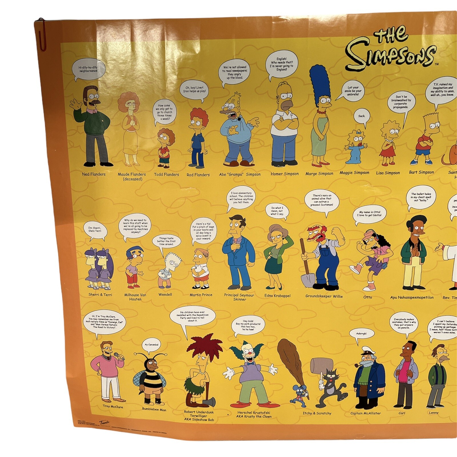 The Simpsons Names Of All