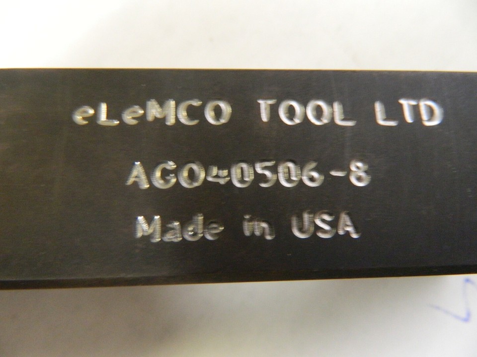 Elemco Tools Right Hand Special Relief Indexable Grooving Bar AG040506 ...