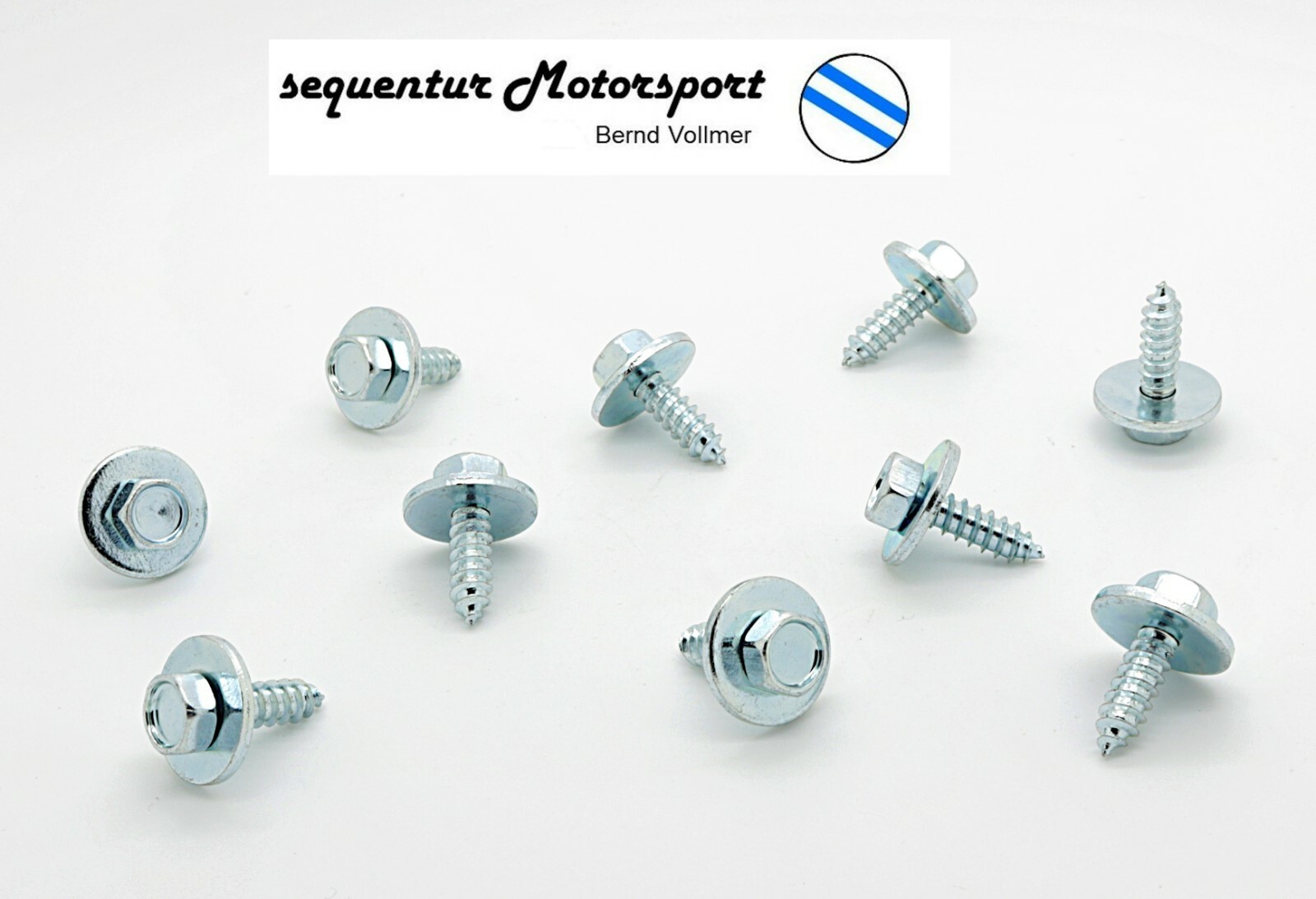 50 Stück Blechschrauben mit Scheibe ISO 10510 / DIN 6901 vz. Form C, 4 ...