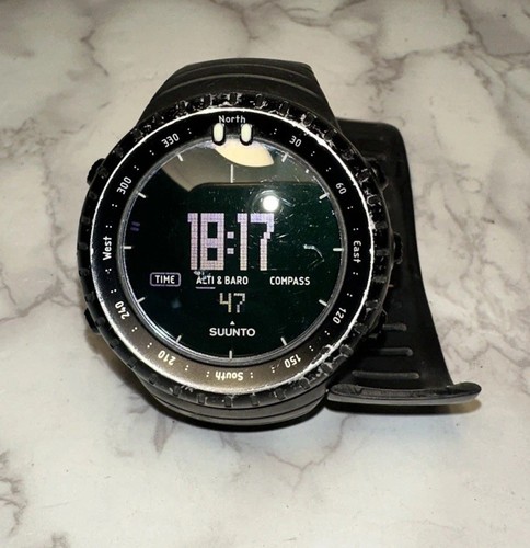 Suunto Core Aplha Stealth Men's Watch - Used Needs New Band 45235923847 ...