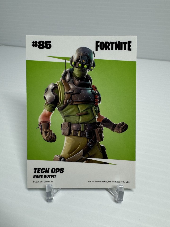 2021 Panini Fortnite Series 3 Tech Ops Rare Outfit Optichrome #85 | eBay