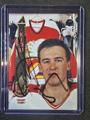 Trevor Kidd 1995 Pinnacle Autographed #365 Calgary Flames IP Auto ...