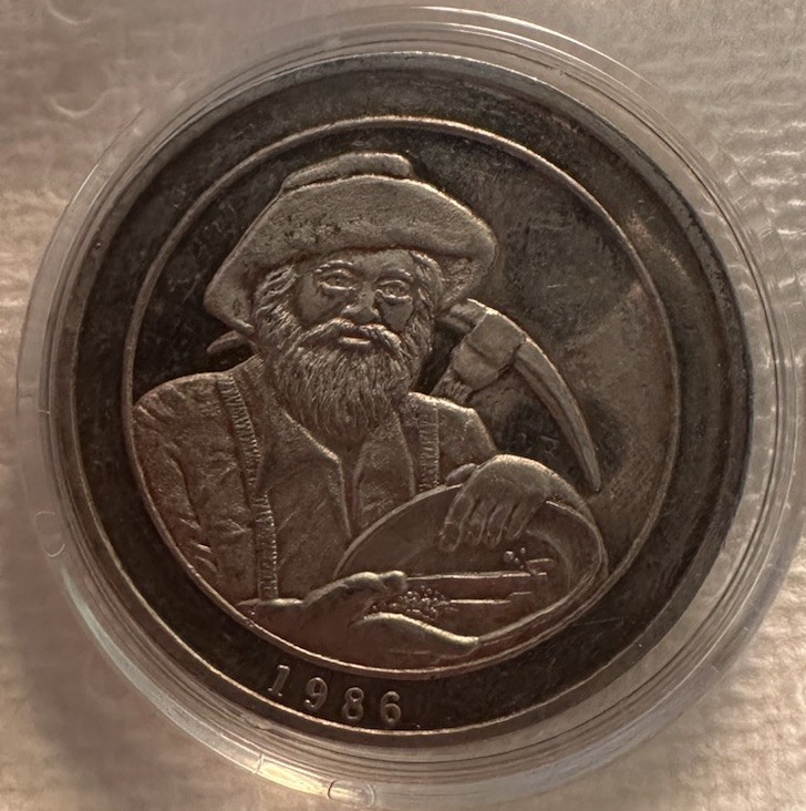 RARE 1986 California Coin & PM Association Vintage 1oz Morgan Silver ...