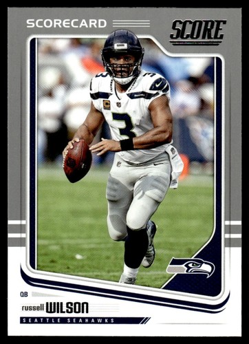 2018 Score Scorecard Russell Wilson Seattle Seahawks #290 Parallel | eBay