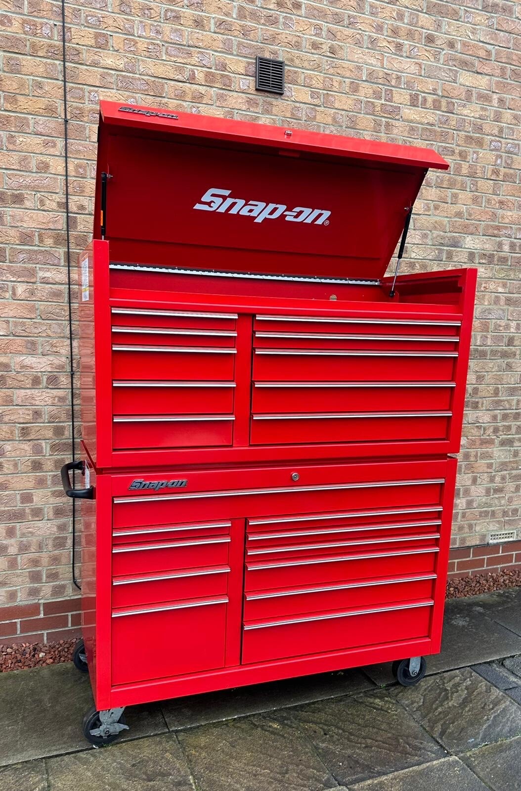 Snap On 55” By 24” KRA Top And Bottom Toolbox Roll Cab Stack | eBay