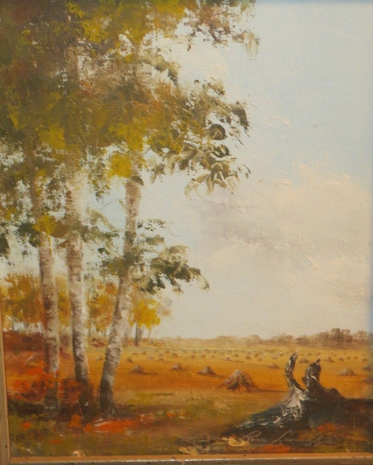 Rose Leonard Oil On Board Landscape Painting, Listed Canadian Artist ...