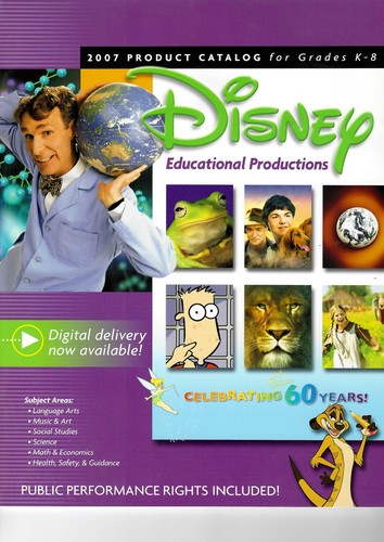 Disney Catalog Educational Productions 2007 Product Catalog 66 pgs | eBay