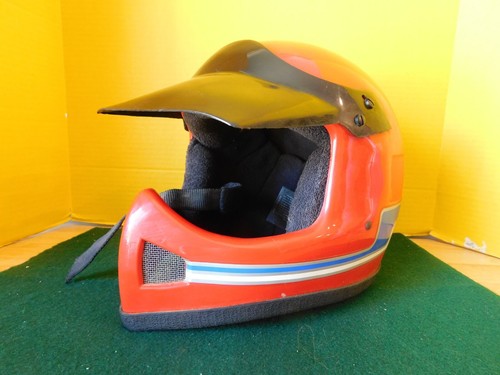 Vintage Moto Cross Helmet Motocross Red Griffin DOT Size XLarge, 12/11 ...