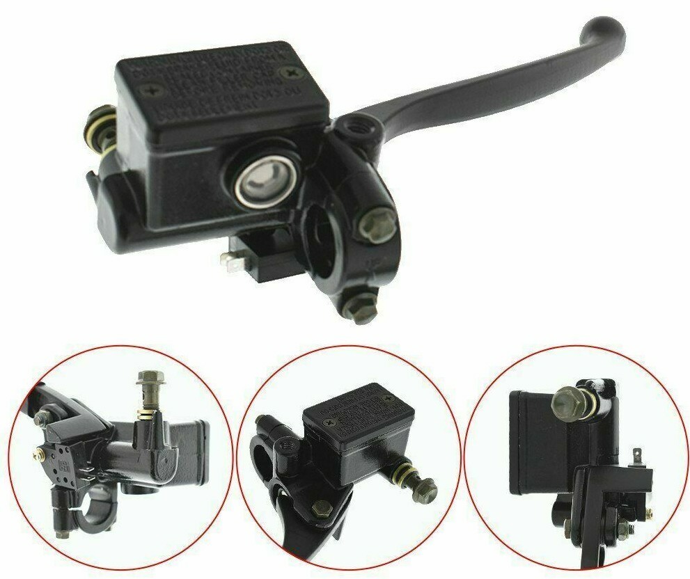 7/8" Motorcycle Handlebar Master Cylinder Hydraulic Brake Control ...