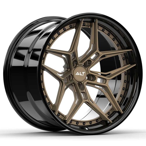 20" ALT DL18 Black w/ Gloss Bronze Wheels for Cadillac CT5-V Blackwing ...