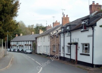 Photo 6x4 Church Row, Llanfrynach Looking NE towards The White Swan ...