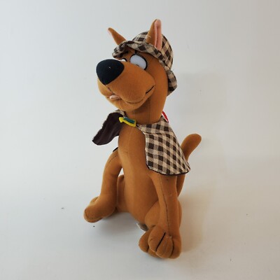 Vintage Scooby Doo Plush Toy Sherlock Holmes 10" Cartoon Network ...