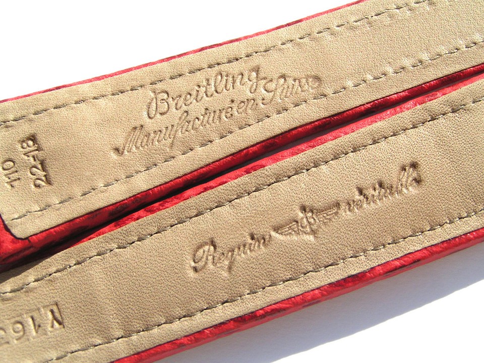 Breitling Band Y163 22mm 22/18 Hai rot red Shark Strap für ...