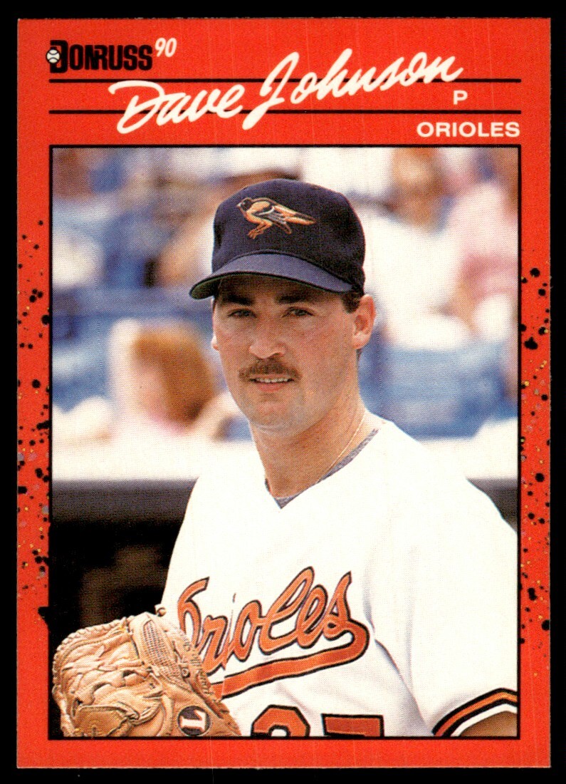 1990 Donruss #702 Dave Johnson Rookie Baltimore Orioles | eBay