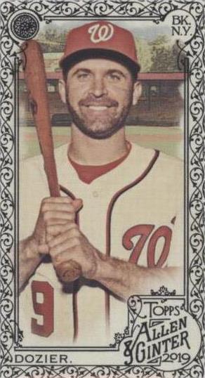 2019 Topps Allen & Ginter - Brian Dozier #244 Mini Black for sale ...