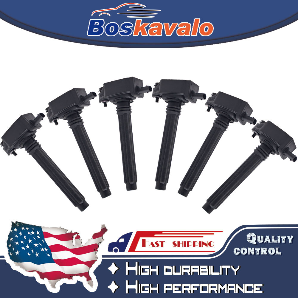 6PCS UF648 05149168AI Ignition Coils For Chrysler Dodge Jeep Ram ...