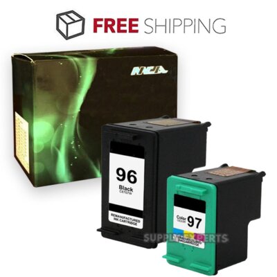 2x For HP #96 #97 Ink Cartridges Set C8767WN C9363WN Deskjet 7410xi ...