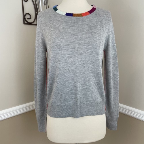 Splendid x Margherita Missoni Pullover Sweater Thin Knit Colorblock ...