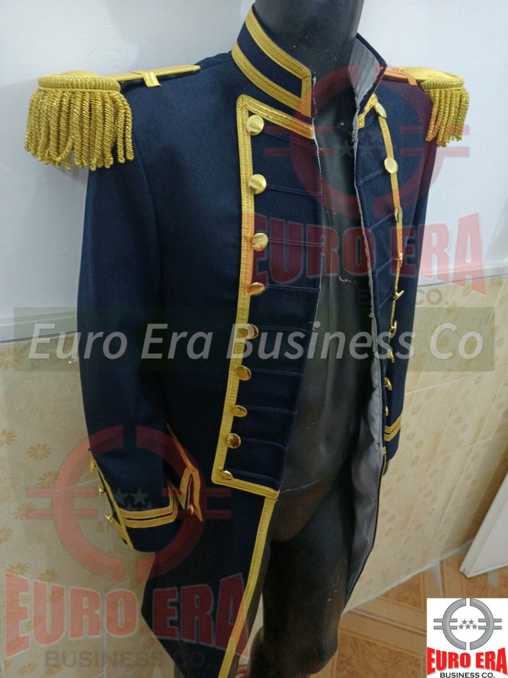 Napoleon Admirals Royal Captain Frock Coat,18th Century Naval Coat ...