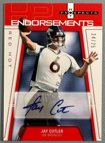 2006 Fleer Hot Prospects Endorsements Red Hot Rookie Autograph JAY ...