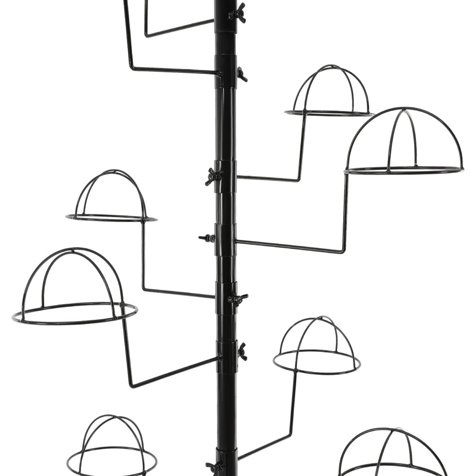 Freestanding Hat Rack 16-hook Hat Display Rack Home/Retail Hat Display ...