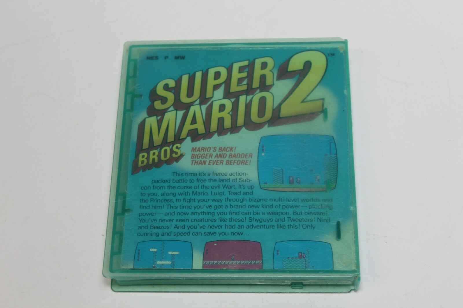 Super Mario Bros 2 - NES - 1988 - Game Manual Box Case - Cleaned ...