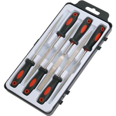 Neilsen 6pc Diamond Needle File Precision Micro Files Craft Work ...