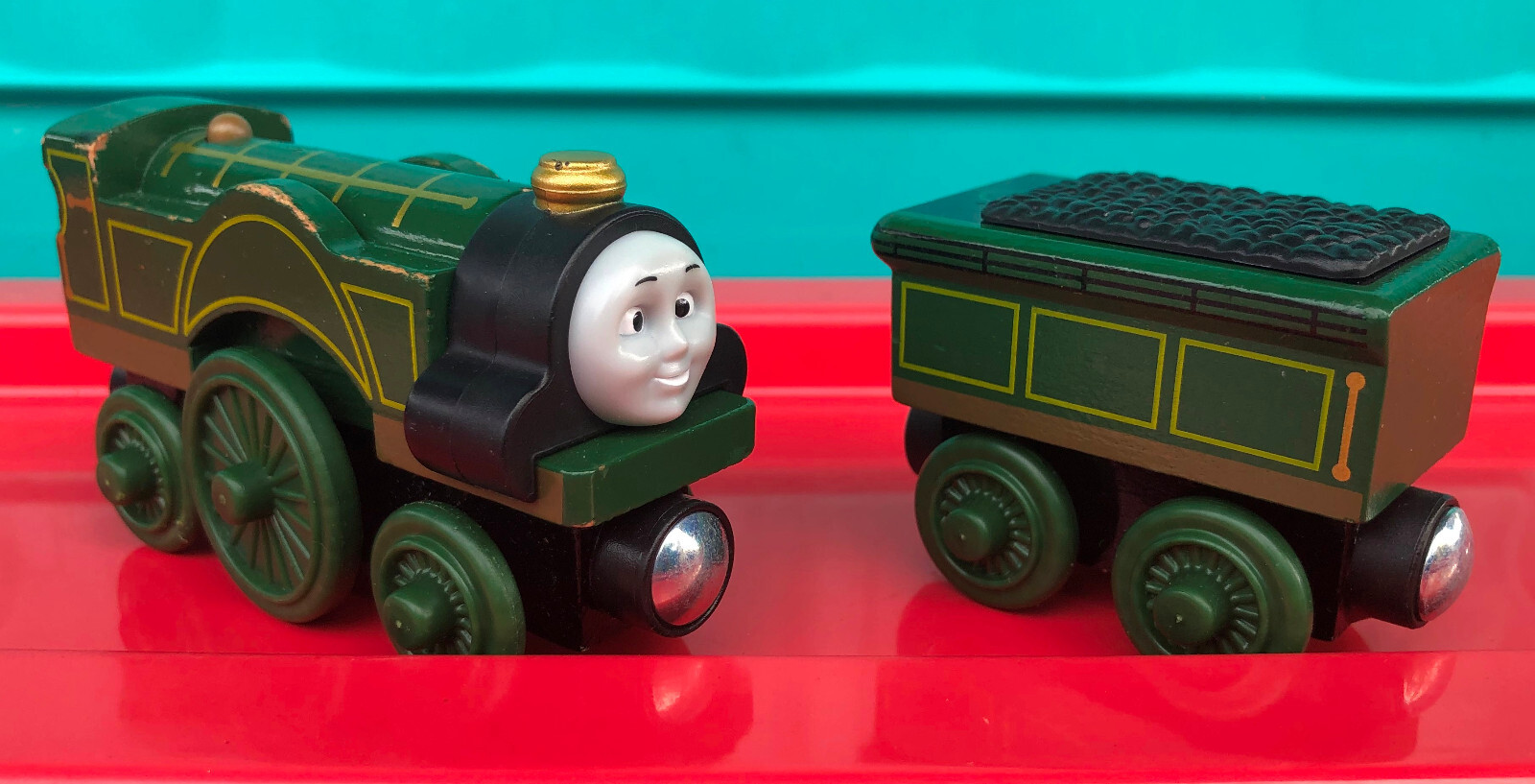 THOMAS TRAIN - EMILY & TENDER - WOODEN | eBay Australia