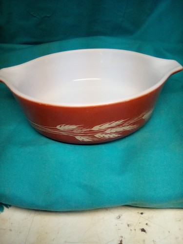 Vintage Pyrex 471-B Autumn Harvest casserole Dish | eBay