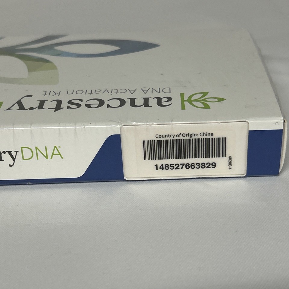 AncestryDNA DNA Activation Kit Genetic Ethnicity Test New Sealed ...