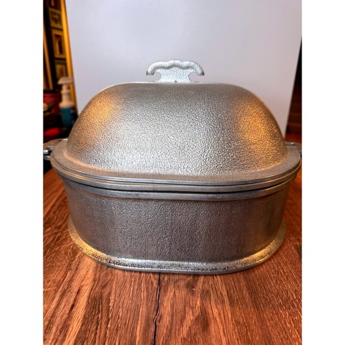 Vintage Guardian Service Ware Hammered Aluminum Oval Roaster Dutch Oven ...