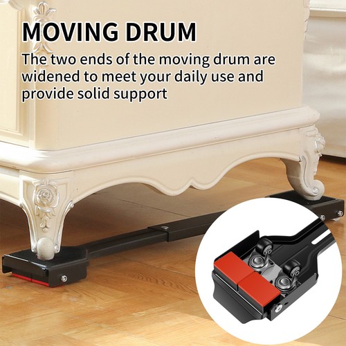 2Pcs Appliance Rollers 50-84cm Extendable Appliance Sliders 500kg Load ...