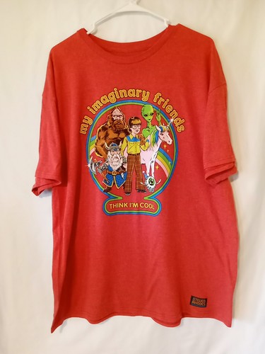 Steven Rhodes "My Imaginary Friends Think Im Cool" Alien Cartoon Size ...