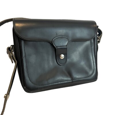 Vtg 60s Bucheimer Leather Gun Bag Black Holster & Cartridge Purse ...