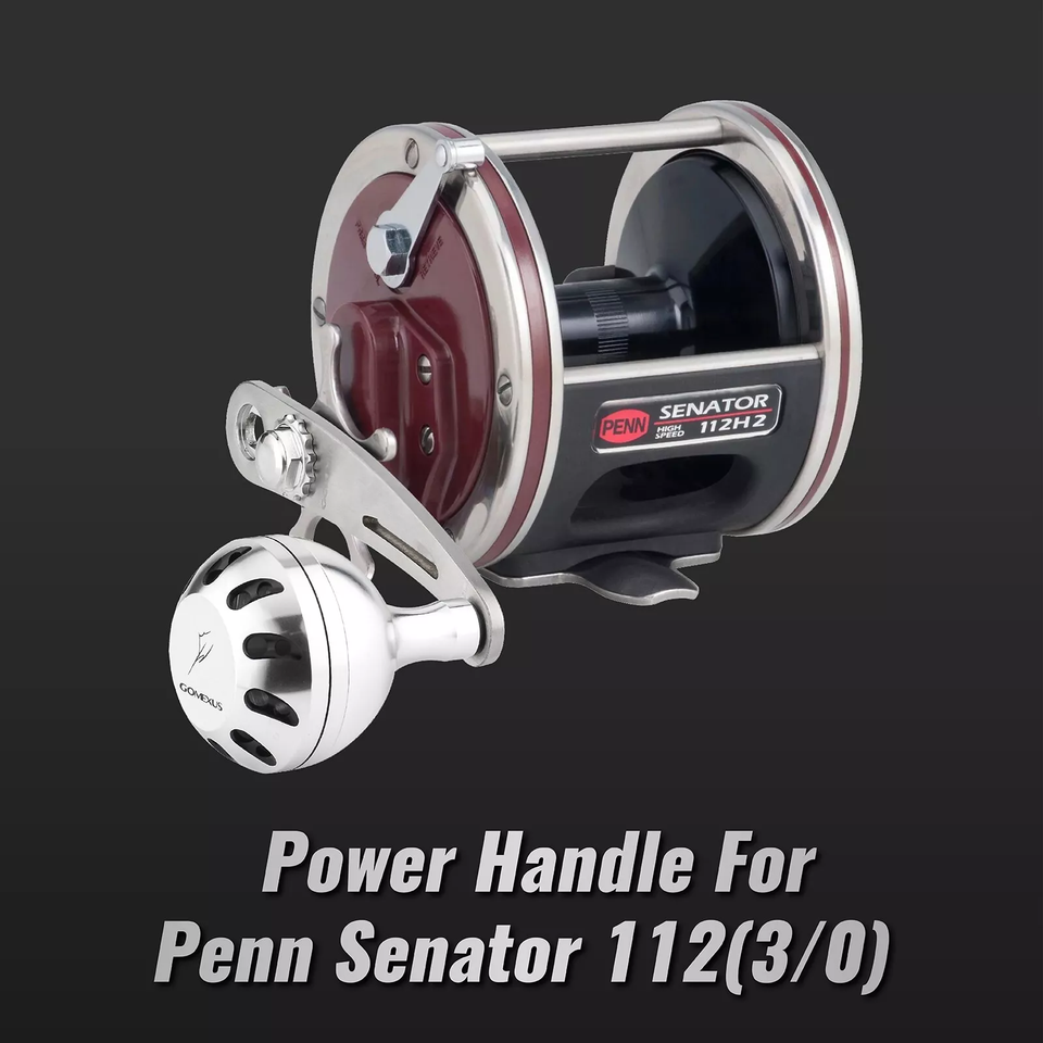 Gomexus Aluminum Power Handle 92mm For Penn Senator 112H(3/0 ...
