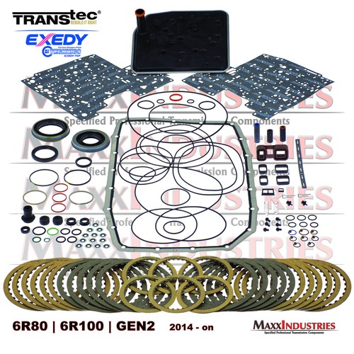 6R80 6R100 Ford Transmission Rebuild Kit Transtec 2014-up Mustang F150 ...