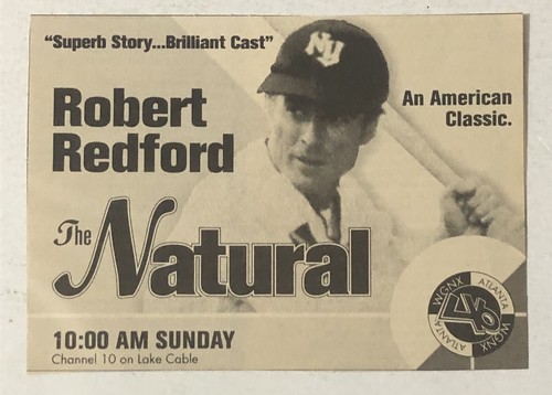 Natural Tv Guide Print Ad Robert Redford TPA18 | eBay