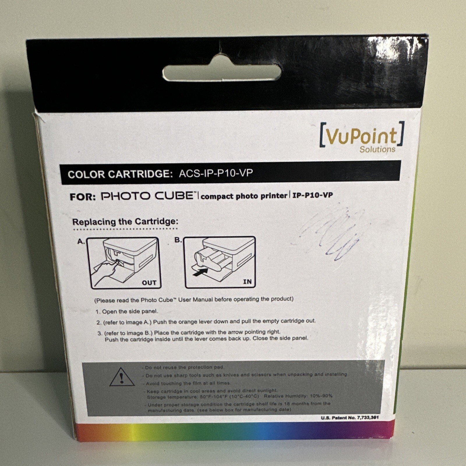 VuPoint+ACSIPP10VP+Photo+Cube+Color+Cartridge+Ink for sale online | eBay