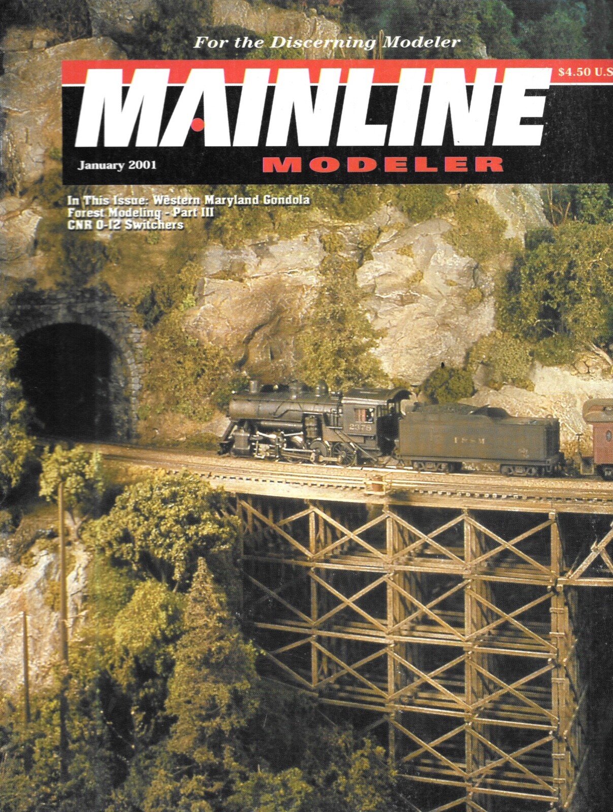 Mainline Modeler Magazine Jan01 UP Forest CNR Switcher DM&IR Proctor ...
