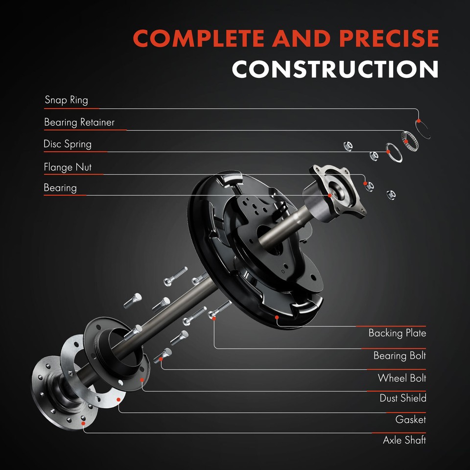 Rear Driver Side Drive Axle Shaft Assy for Toyota Tacoma 2005-2015 ...