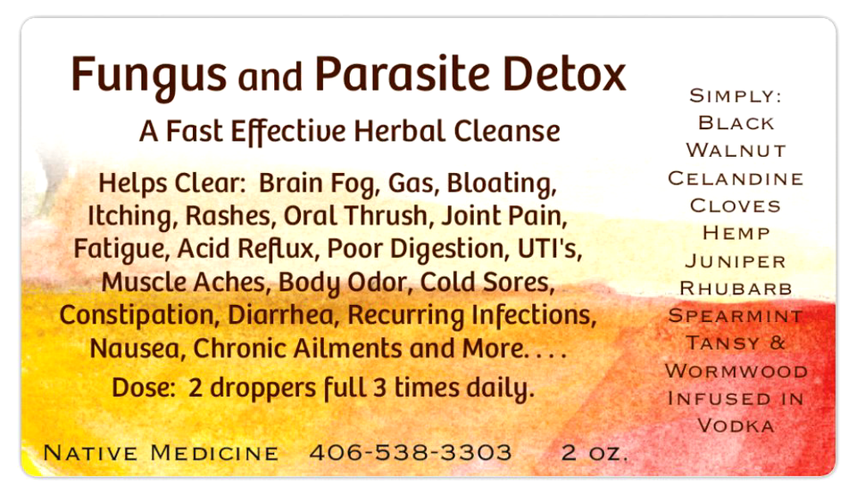 Fungus & Parasite Detox~ Strong Effective Cleanse for the whole body ...