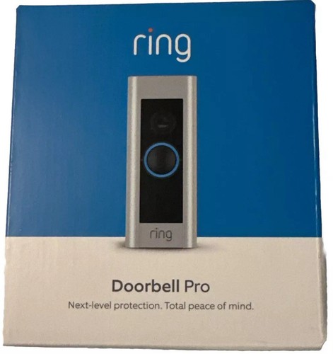 Ring Wired Doorbell Pro with 3D monitor Detection - Stain Nickel ...