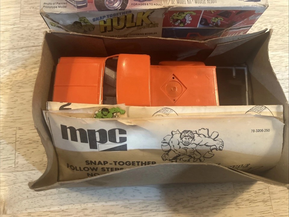 1978 SQUARE BODY CHEVY VINTAGE INCREDIBLE HULK HAULER MPC Snap Model | eBay