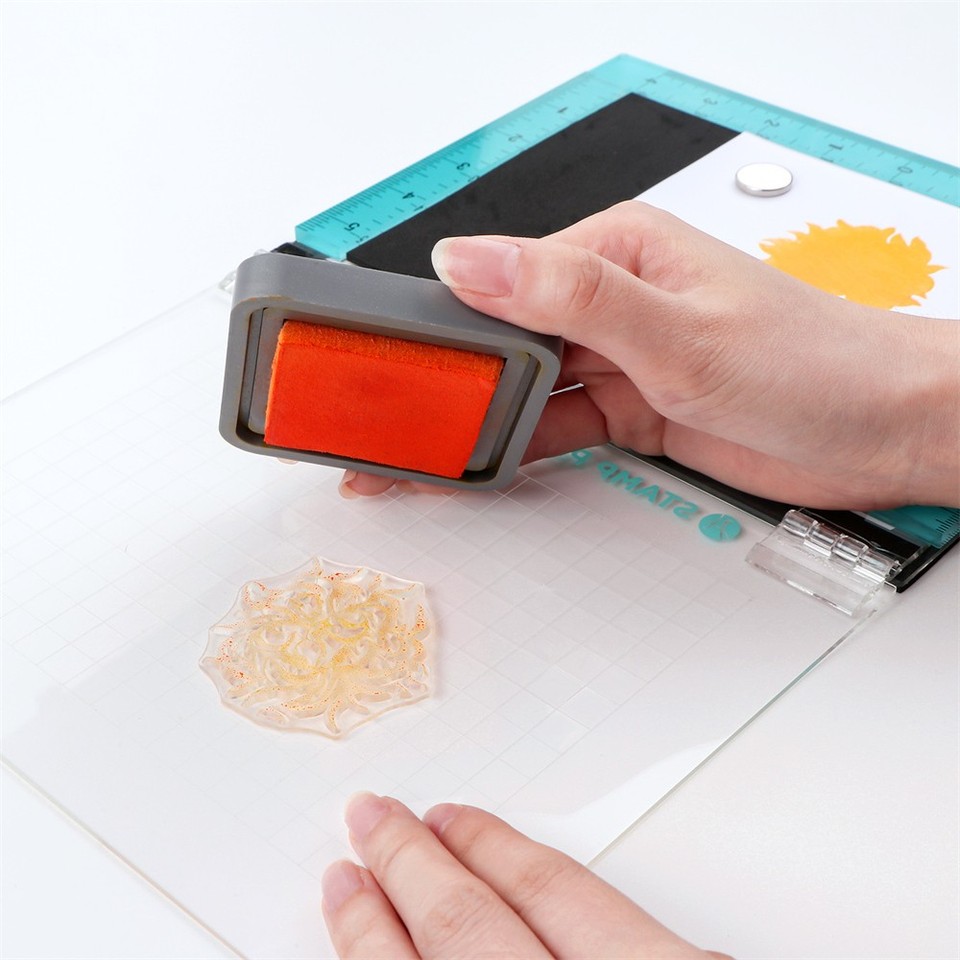 Stamping Tool Hinged Stamping Platform Stamp Positioner For Clear ...