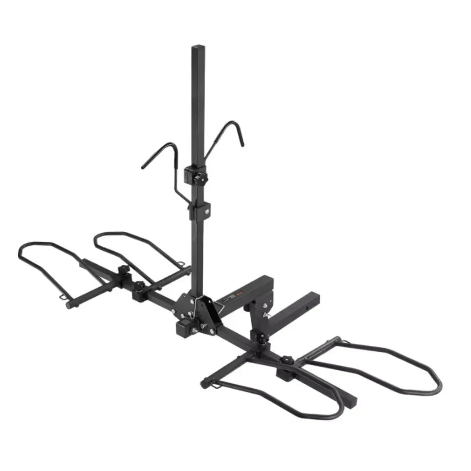 2 Fat Bike Rack Carrier Vehicle Mount Truck Hitch Heavy Duty Folding w ...