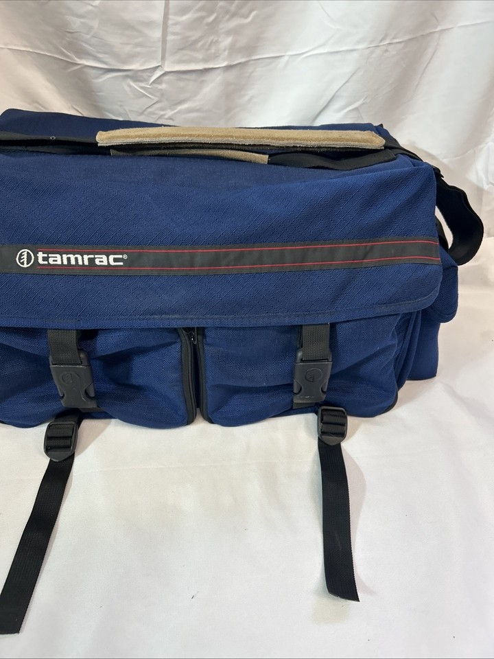 Vintage Tamrac 614 Super Pro Blue Extra Large Camera Bag Dividers MADE ...