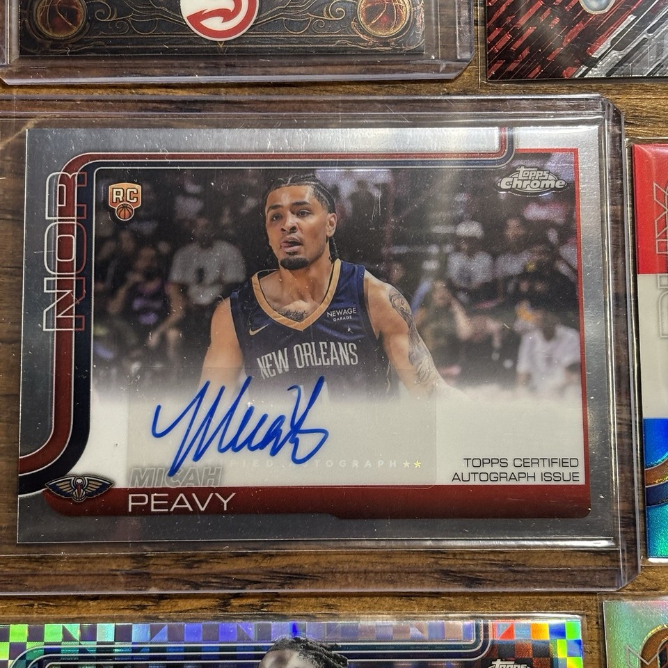 2025-26 Topps Chrome 79 Card X-Fractor Lot RCs & Stars #’d Auto ...