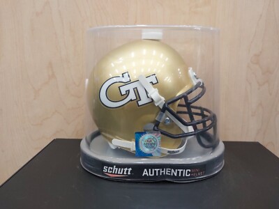 NEW! Schutt Georgia Tech Gold Mini Helmet: New Dealer Old Stock | eBay