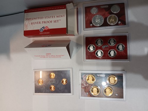 2009 S United States Mint Silver 18 Coin Proof Set with COA | eBay